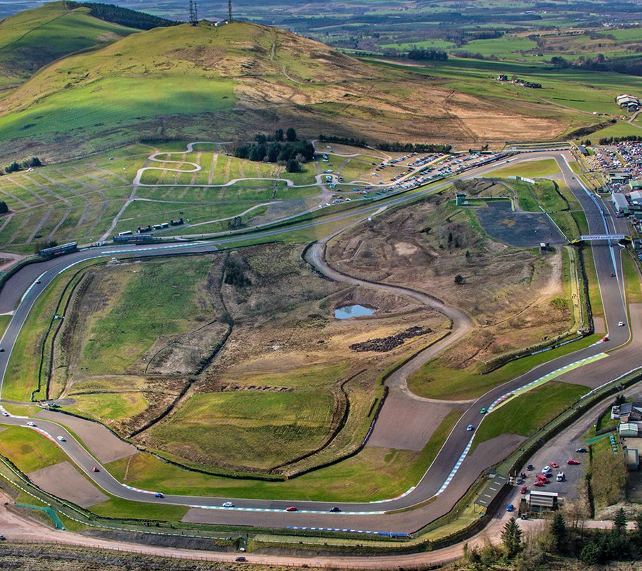 Motor Racing at Knockhill Scotland
